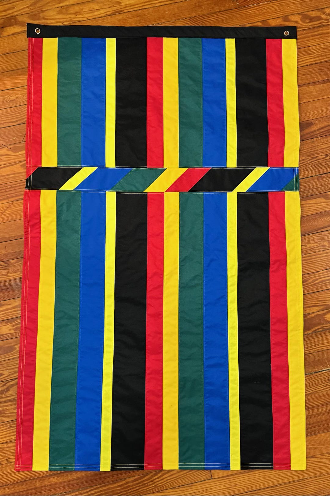 Kente-inspired Nylon Flag - Etsy