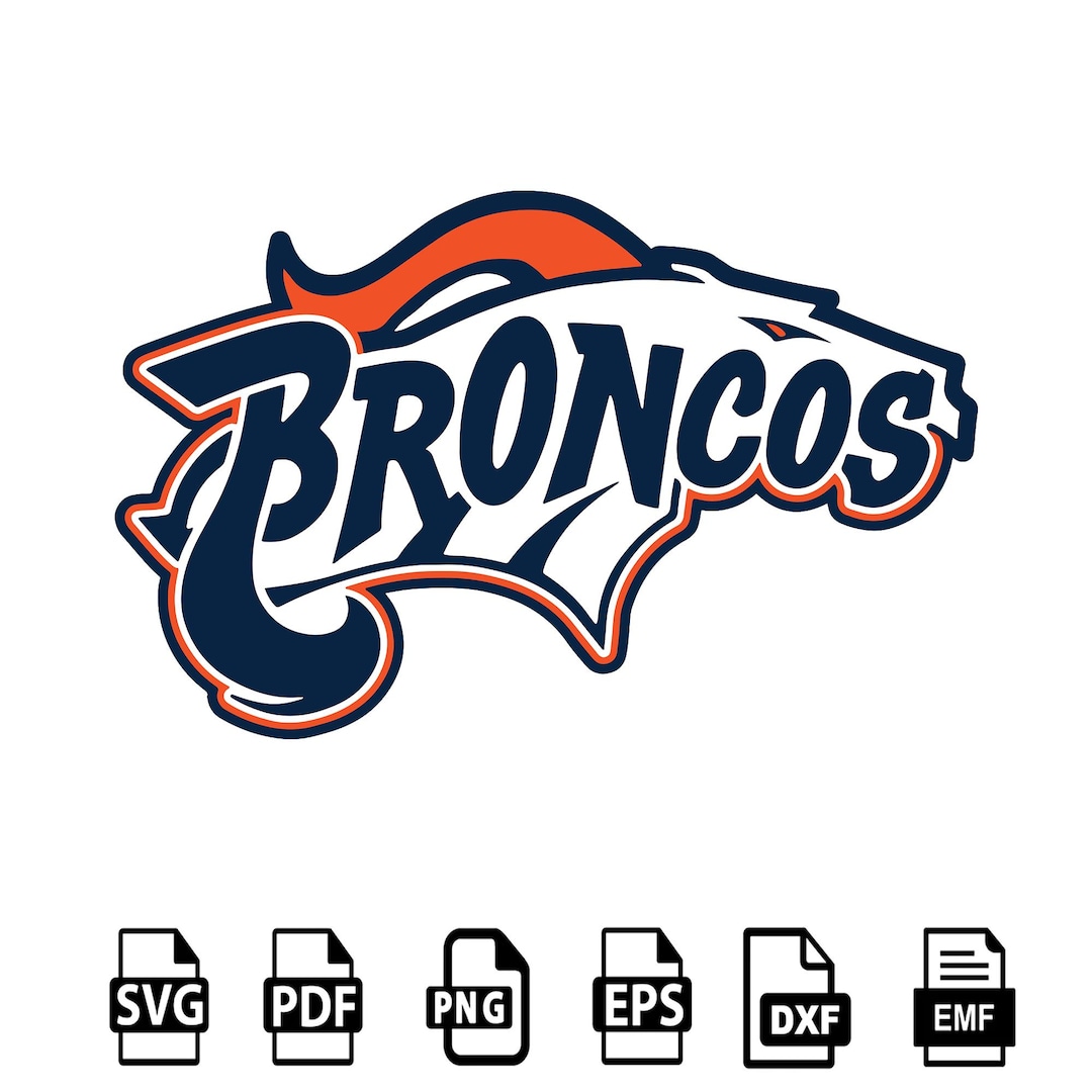Broncos Football SVG, Game Day Shirt Design (digital Download) - Etsy