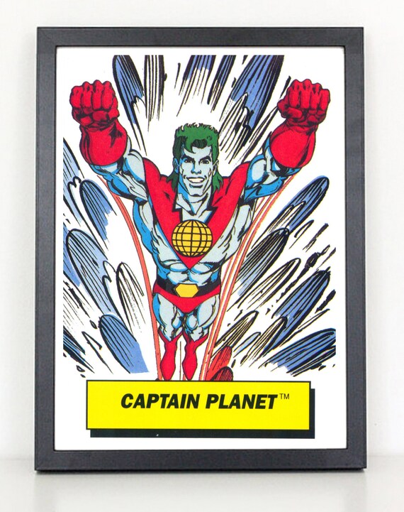 Captain Planet Comic Art