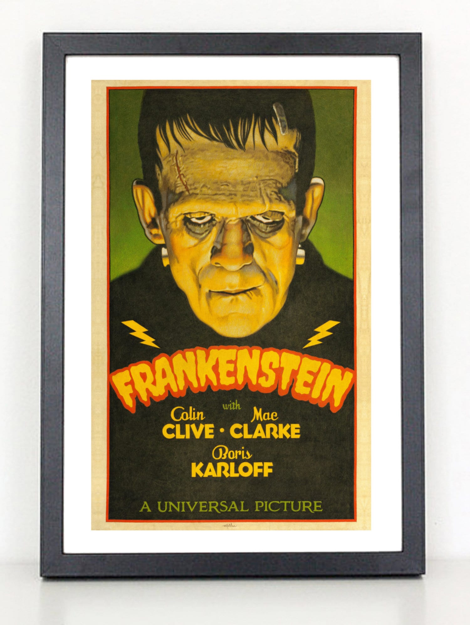 Boris Karloff Frankenstein Poster