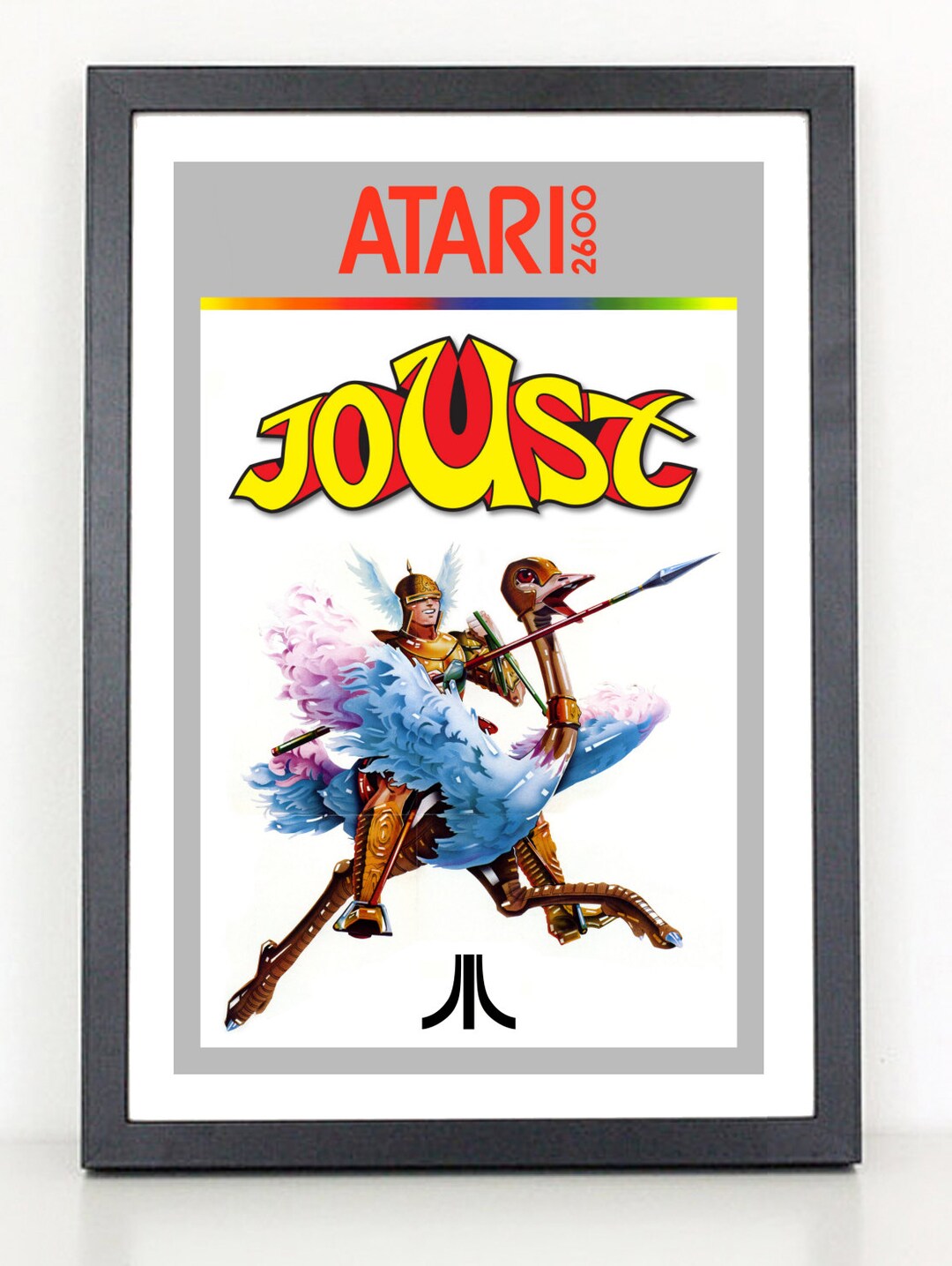 Impresión de póster de reproducción de videojuegos Joust Atari - Etsy ...