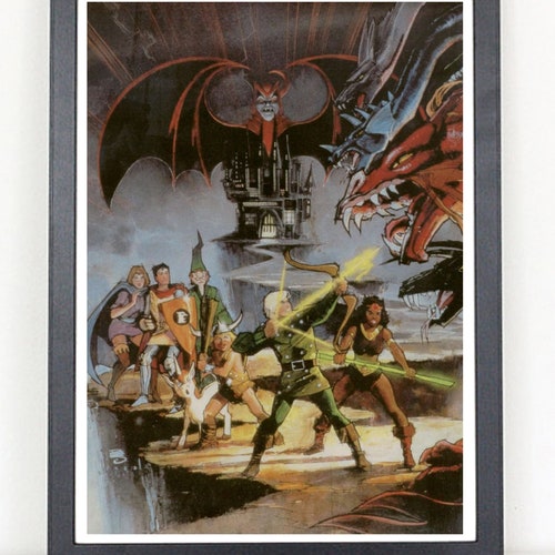 D&D 1980's Cartoon Retro T-shirt Dungeons and Dragons - Etsy