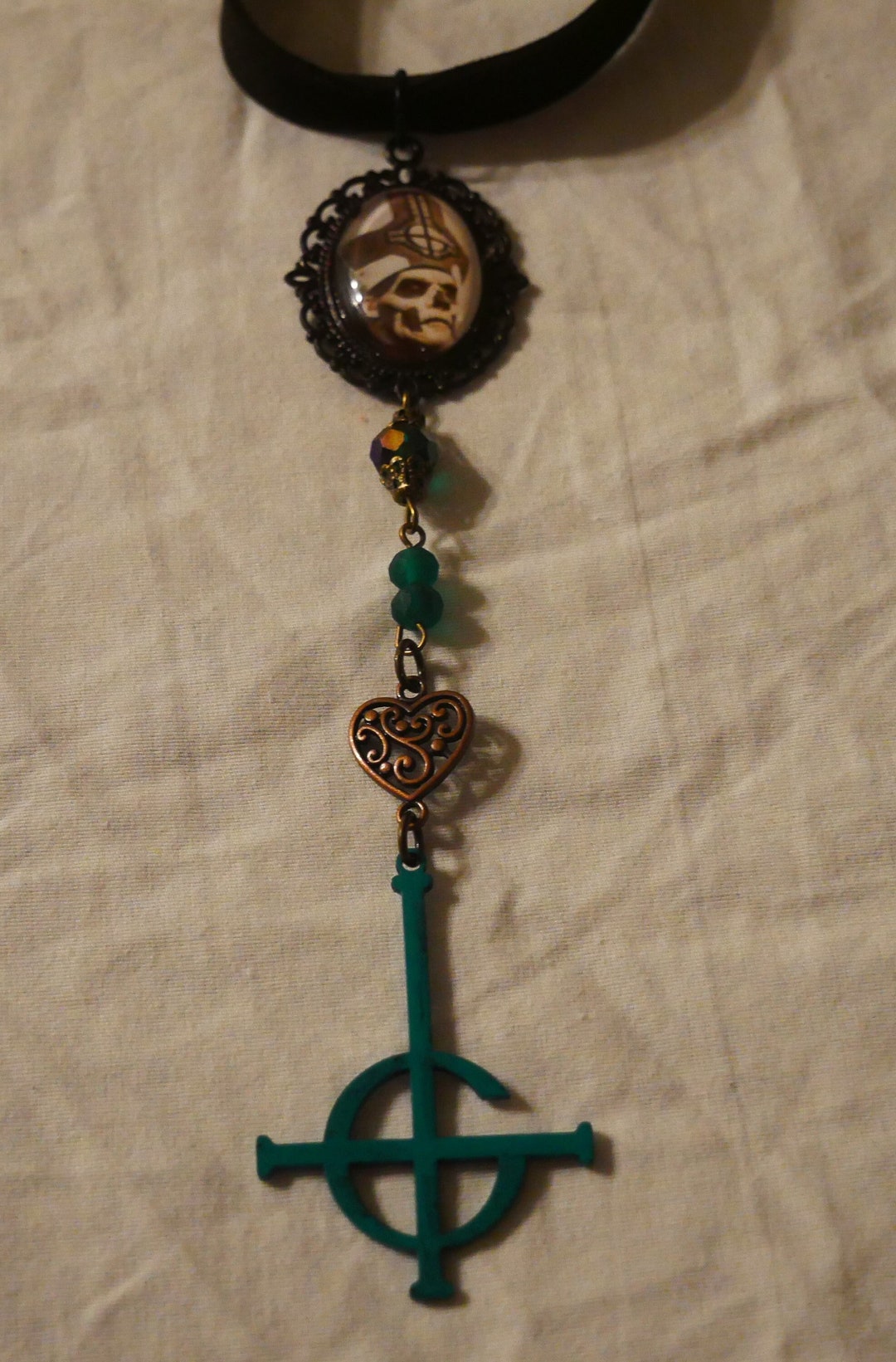 Secondo Inspired Choker Papa Emeritus II Inspired Ghost Band Inspired ...