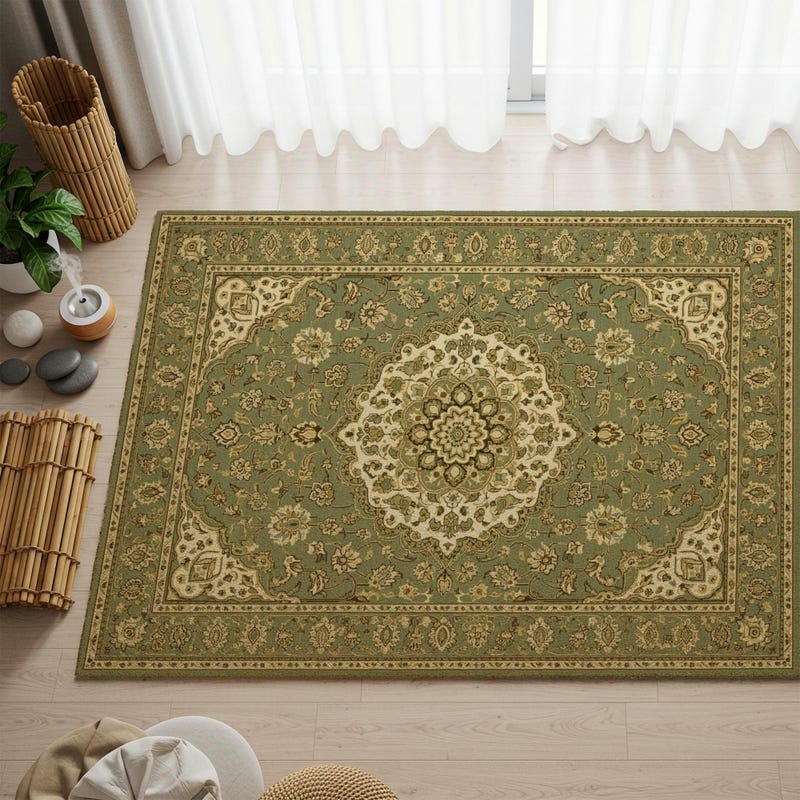Persian Olive Rug - Etsy