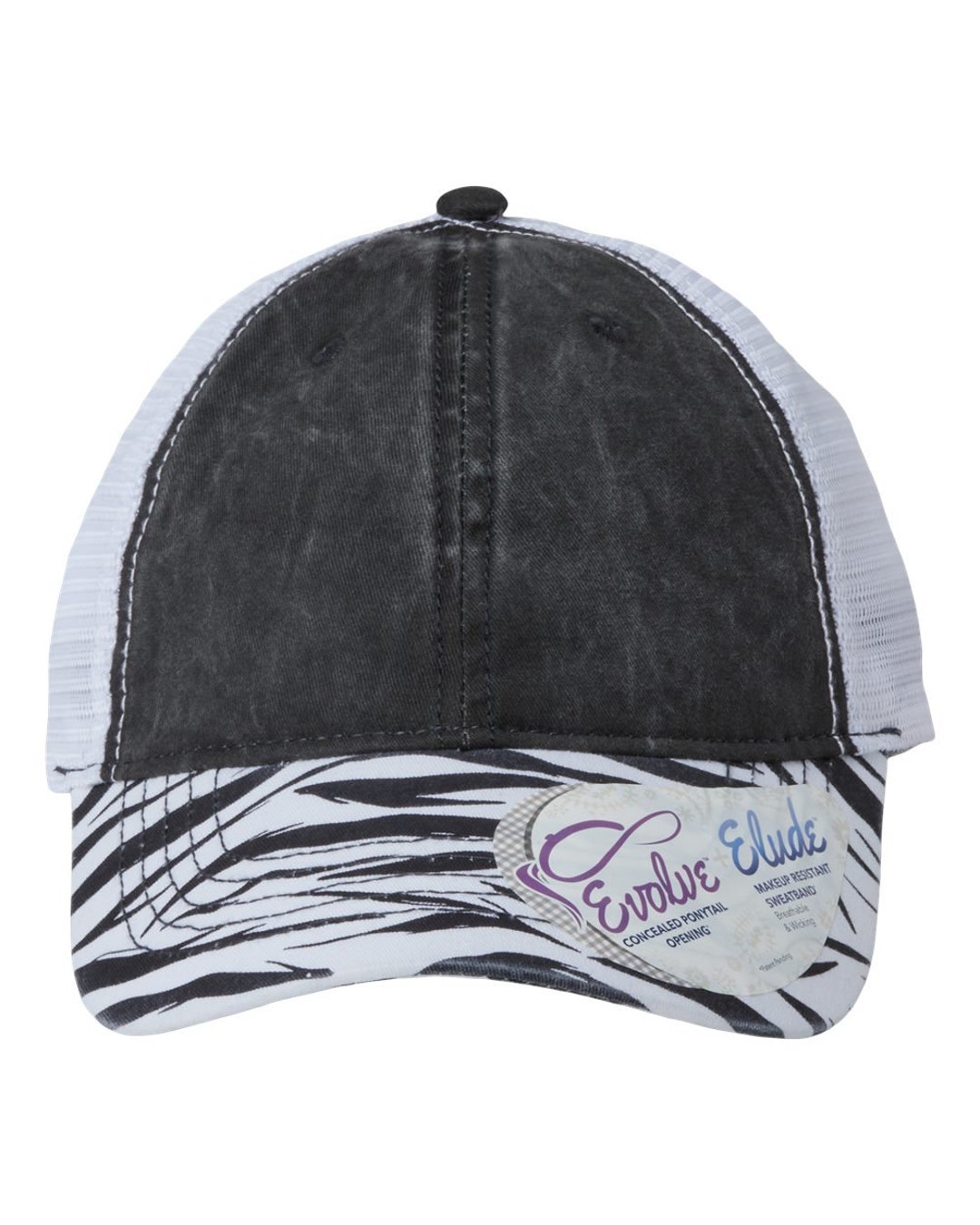 Infinity Her Hats Blank Black/zebra/ White Makeup Resistant, Breathable ...