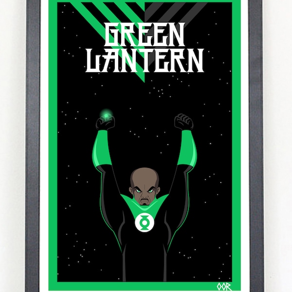 Green Lantern Poster - Etsy