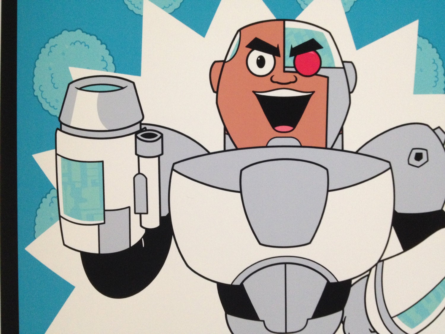 Cyborg Teen Titans Face