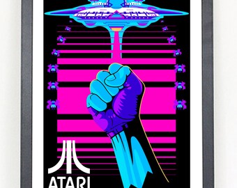 Atari Poster - Etsy