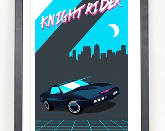 Knight Rider Poster - Etsy