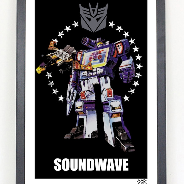 Soundwave Transformers Poster - Etsy