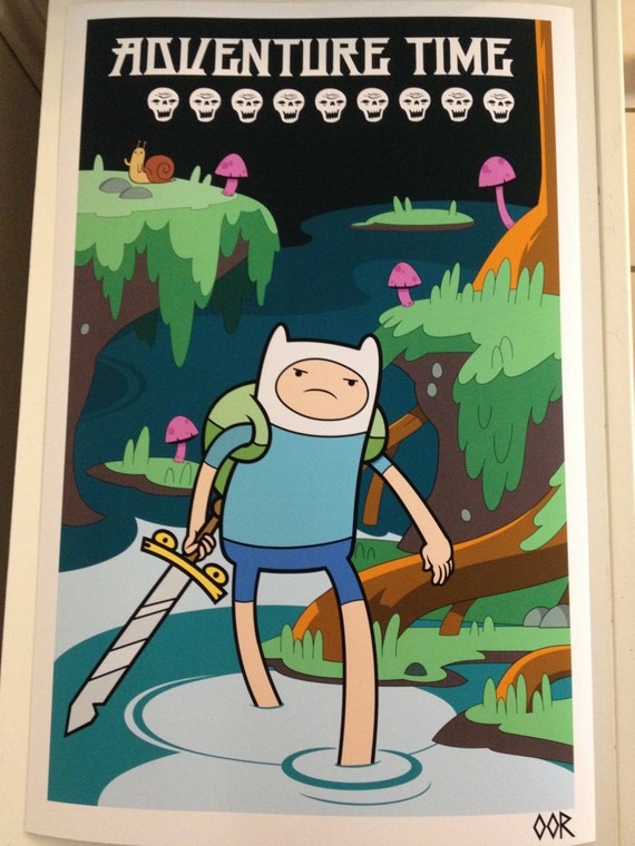 What Time Is It Adventure Time Poster