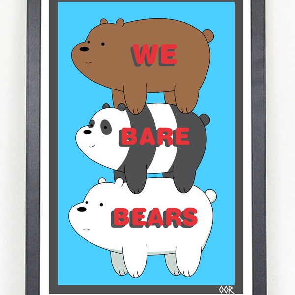 We Bare Bears - Etsy