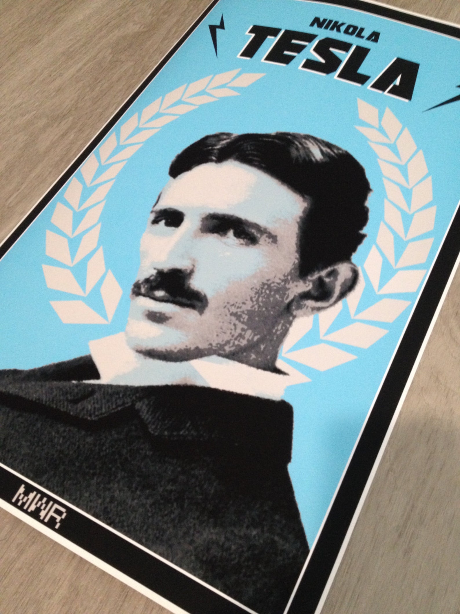 Nikola Tesla Poster drucken | Etsy