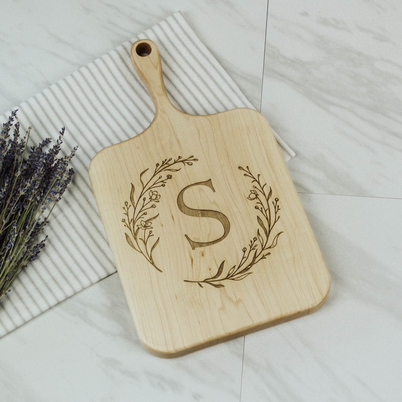 Monogram Cutting Board - Etsy