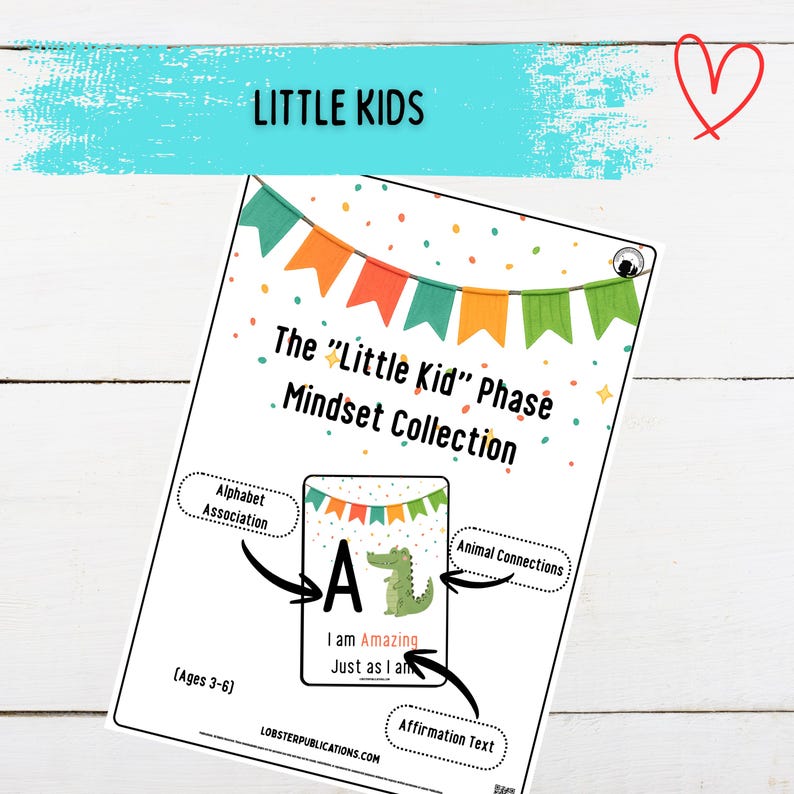 Alphabet Affirmation Cards for Kids, A-Z Positive Mindset Posters ...