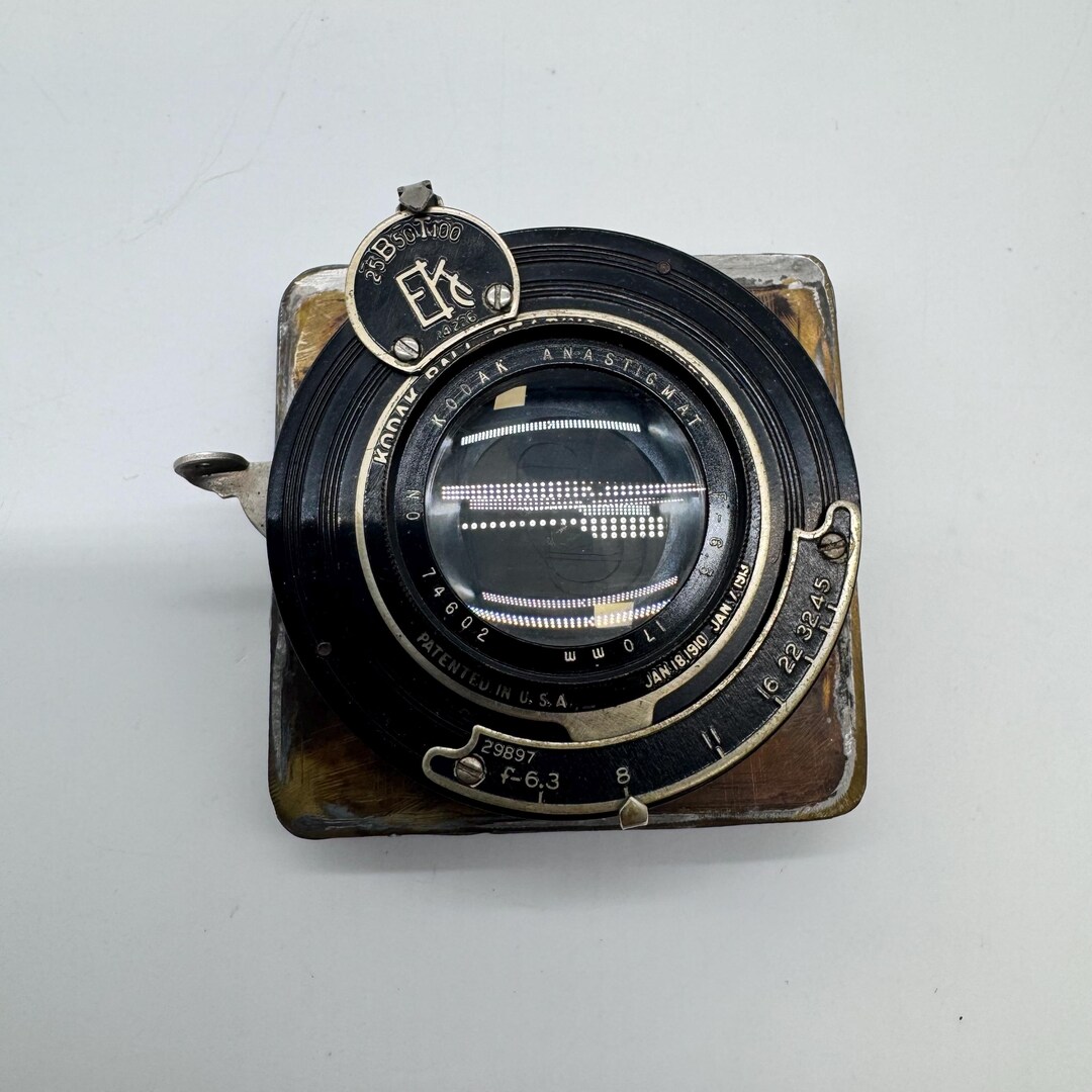 Vintage Kodak Anastigmat Lens & Ball Bearing Shutter - 1910s Camera ...