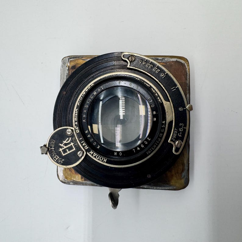 Vintage Kodak Anastigmat Lens & Ball Bearing Shutter - 1910s Camera ...