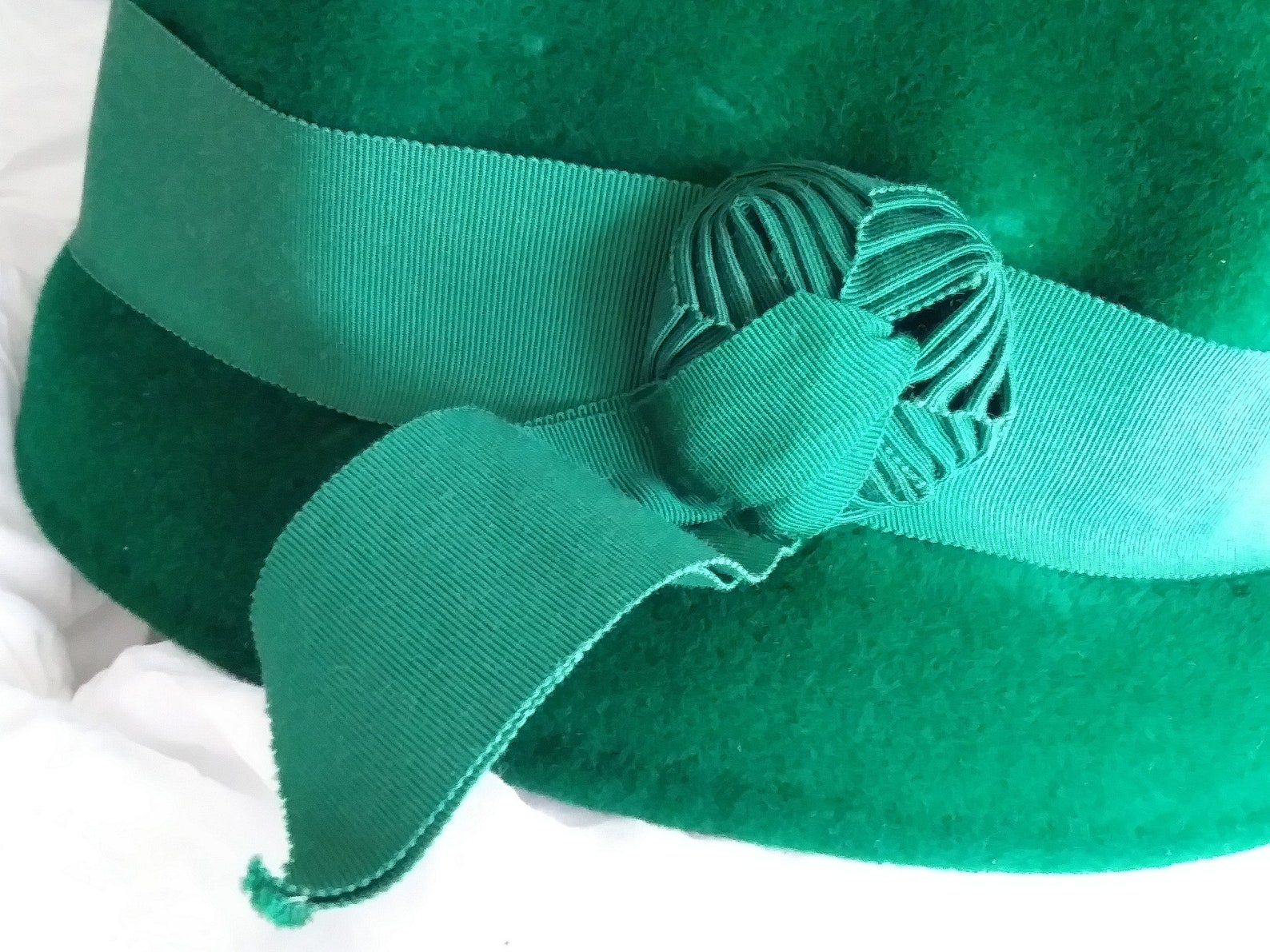 Vintage LADIES Hat~amy New York Ladies Hat~green Velvet~original Hat ...