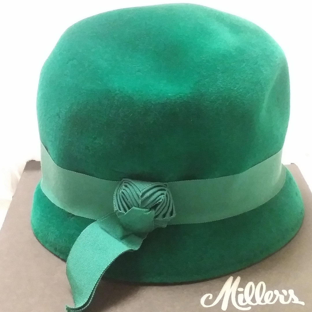 Vintage LADIES Hat~amy New York Ladies Hat~green Velvet~original Hat ...