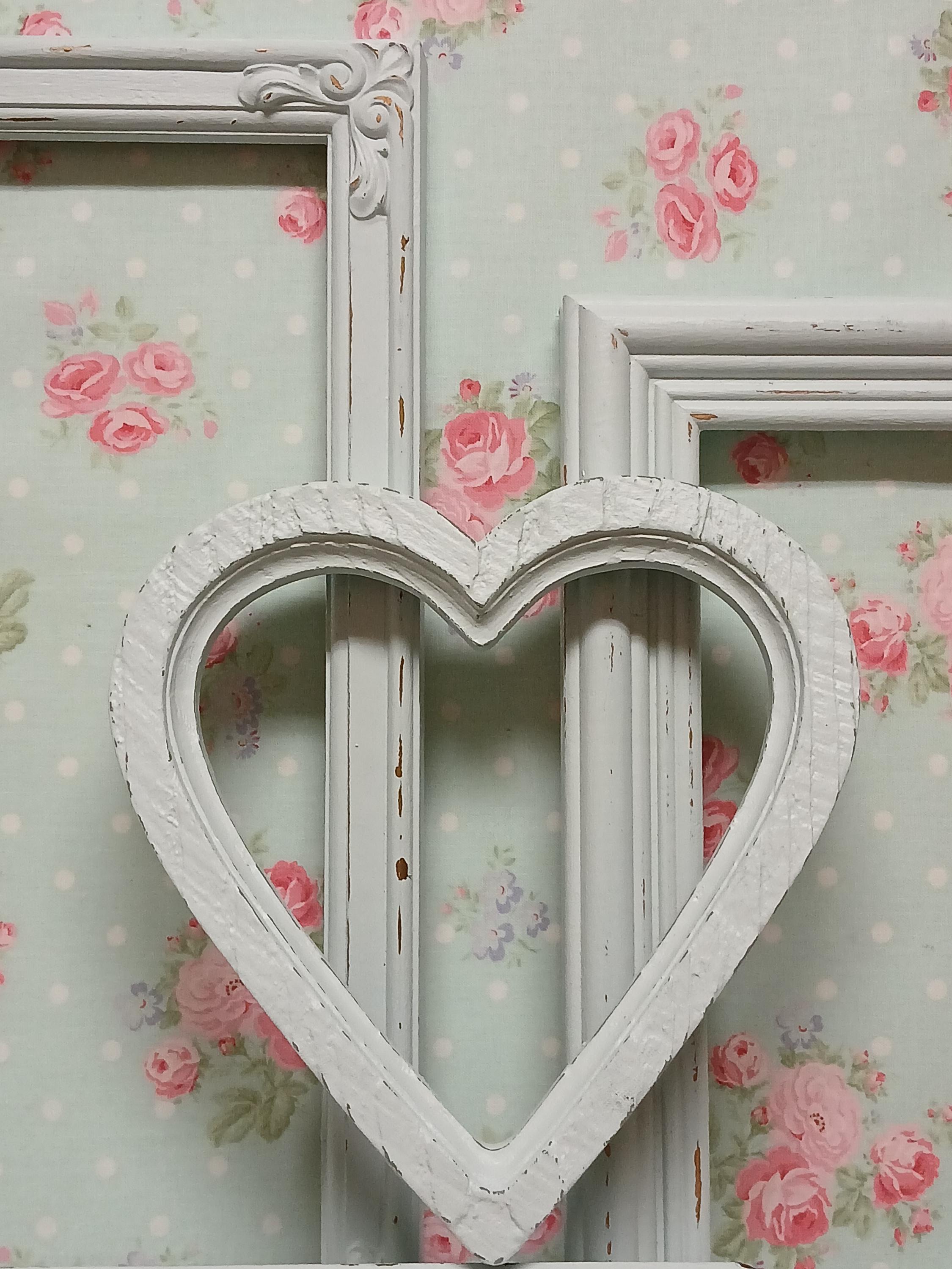 Vintage Light Blue Open Frames and Mirror Set~picture Frames Mirror ...