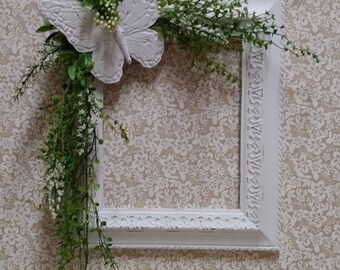 Distressed White Frame - Etsy