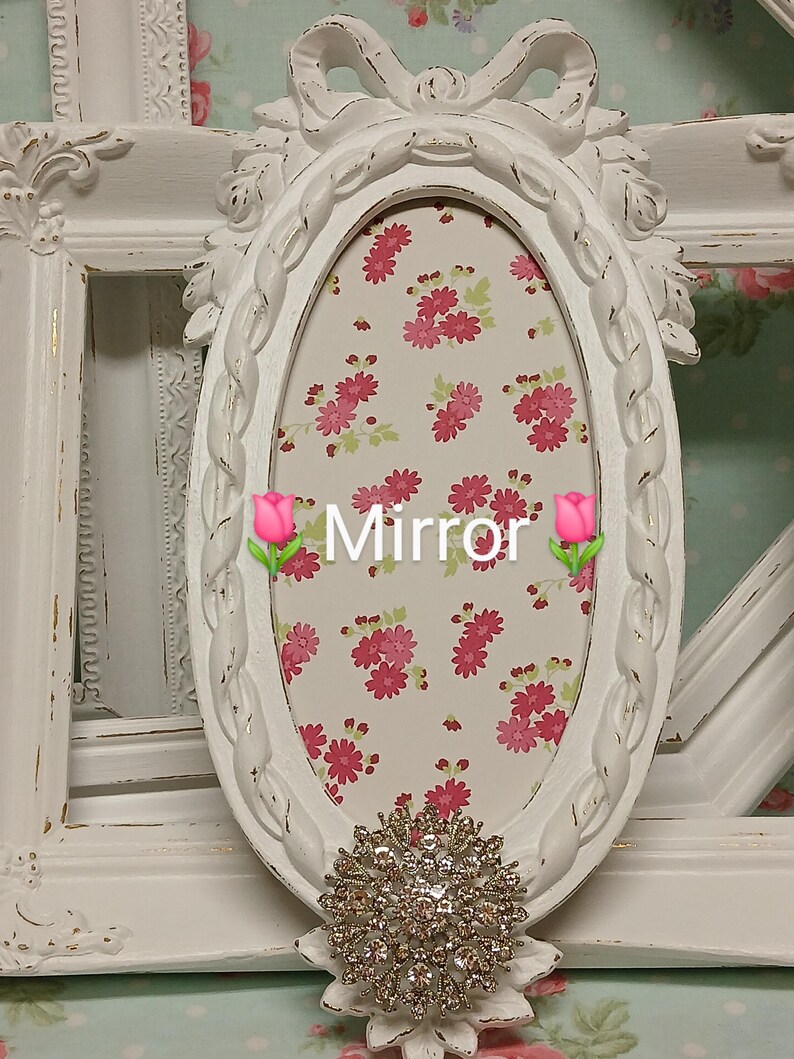 Shabby Chic Picture Frames and Mirrorvintage Open Picture Framescottage ...