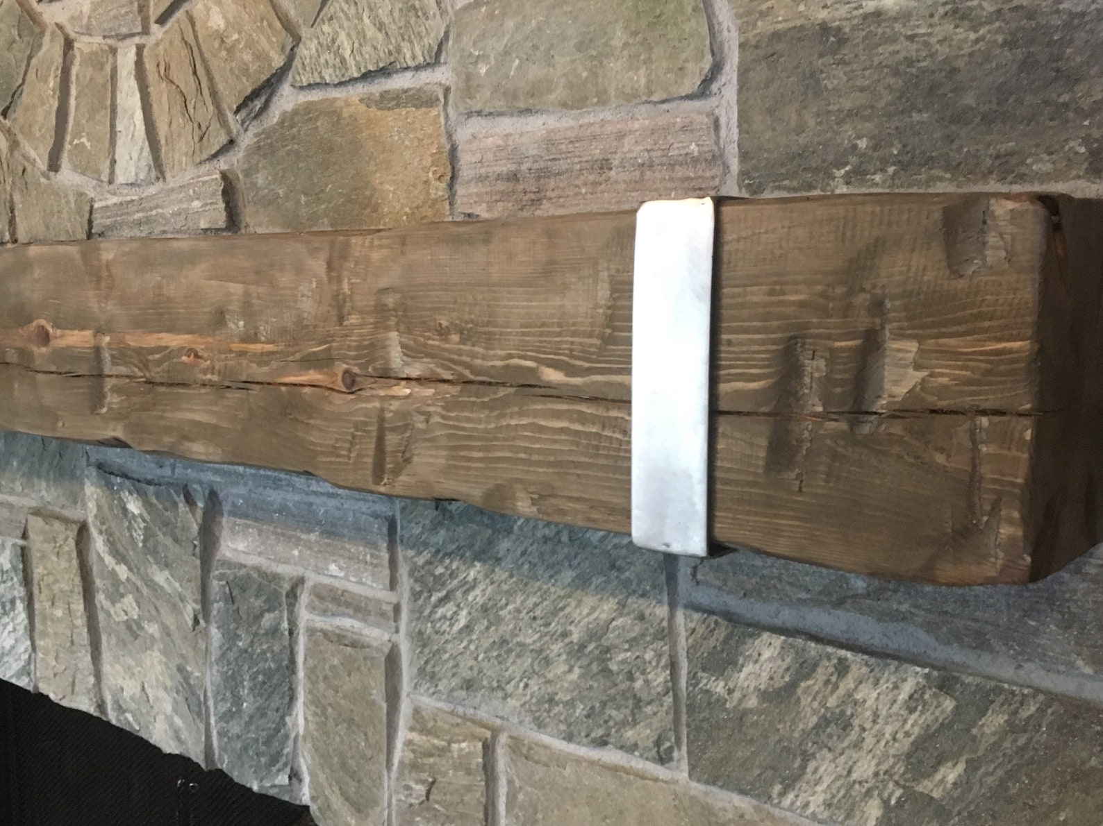 Fireplace Mantel Mantle Barn Beam Mantel Wood Mantle - Etsy