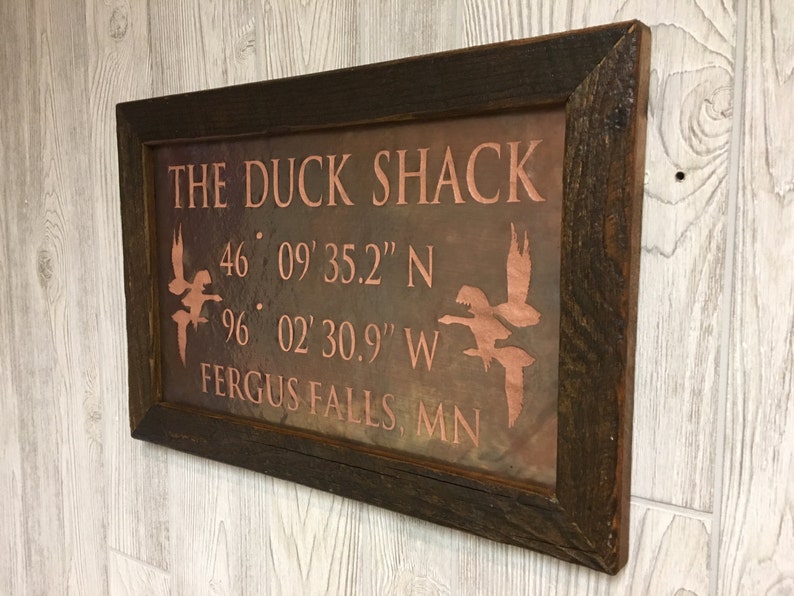 Gifts for Hunters Duck Hunting Hunting Shack Sign Duck - Etsy