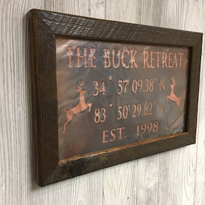 Deer Hunter Gift, Deer Hunting, Hunting Shack Sign, Hunting Decor ...
