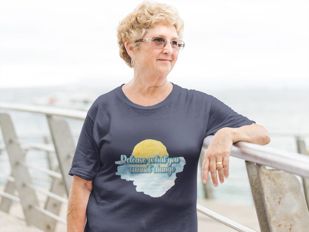 Watercolor Shirt | Release What You Cannot Change T-shirt | Sunset ...