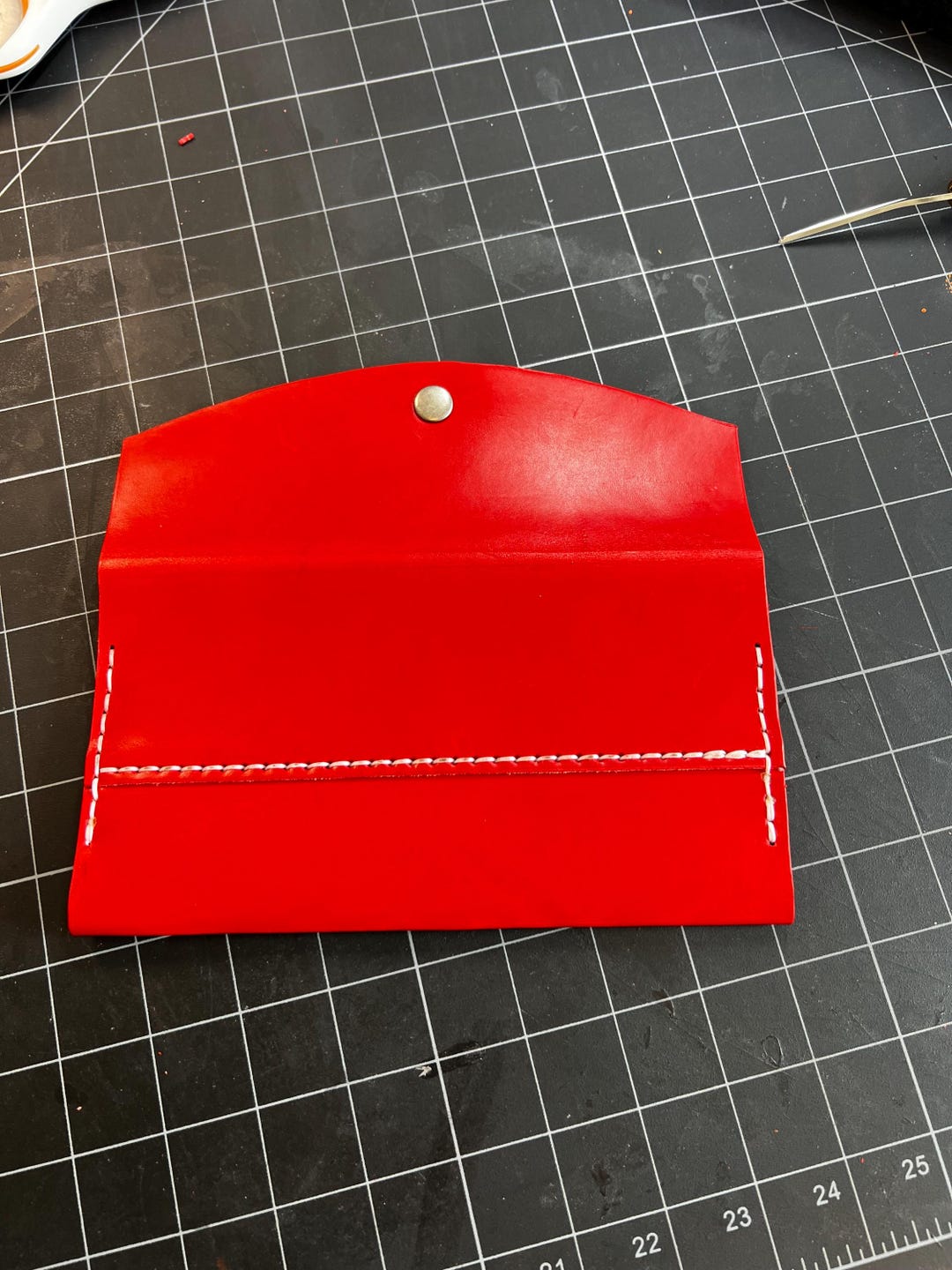 Chili Pepper Leather Wallet, Full Grain English Bridle - Etsy