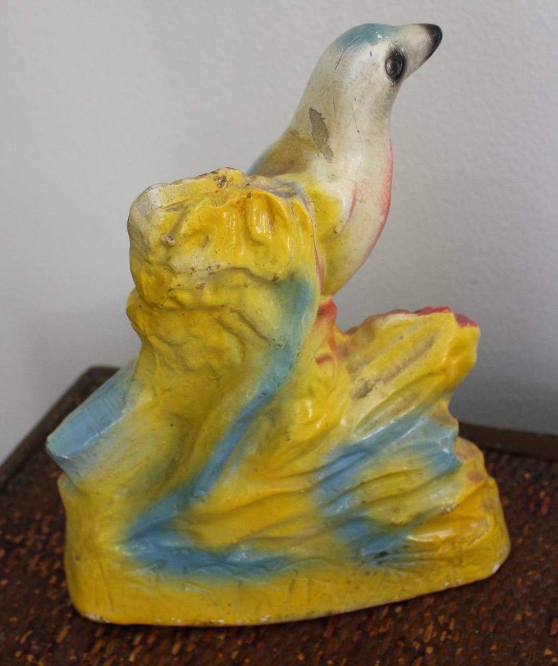 Antique 1930s/1940s Chalkware Bird Figurine - Etsy