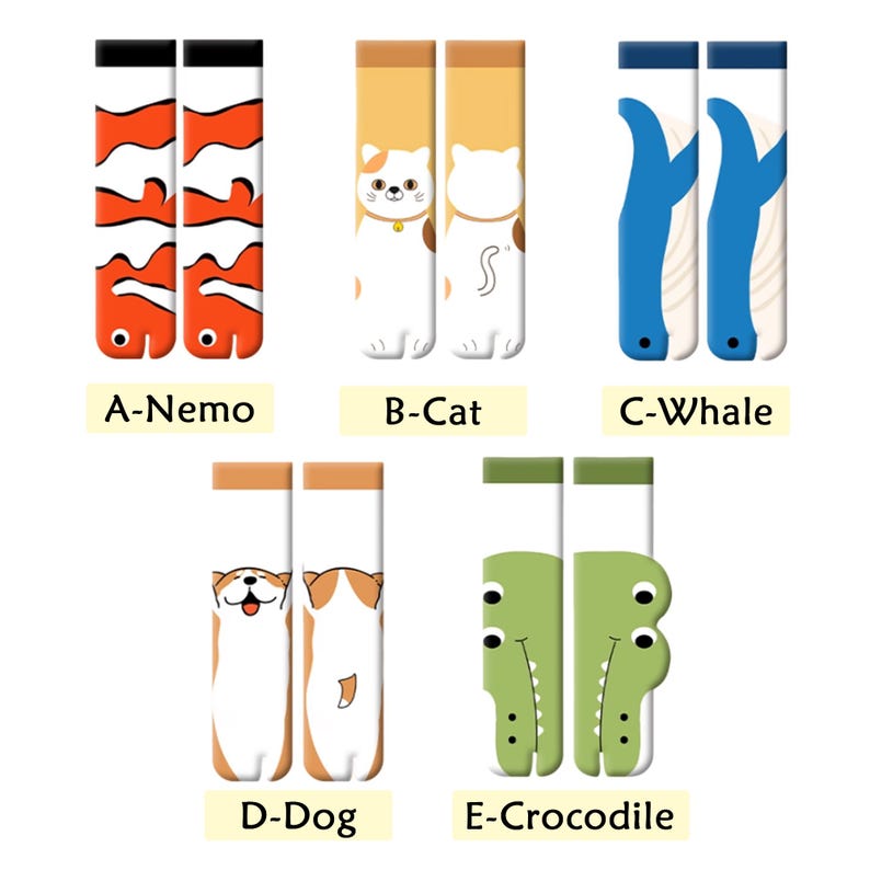 Funny Split Toe Tabi Socks for Woman,mid-calf Socks for Spring/autumn ...