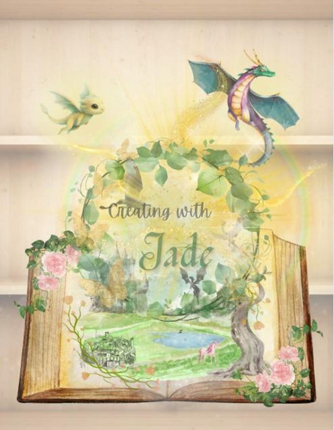 Fantasy Book Coming to Life, Digital Download, Phone Wallpaper ...