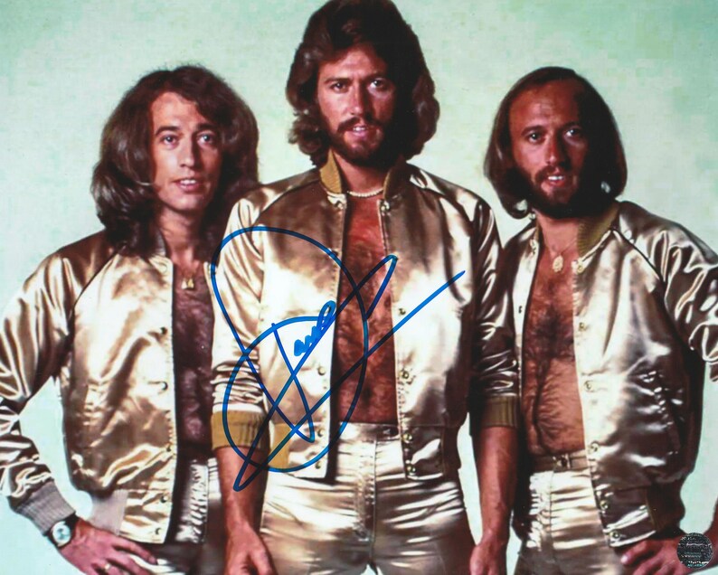 Bee Gees Autographed 8x10 Photo Signed by Barry Gibb With Coa/matching ...