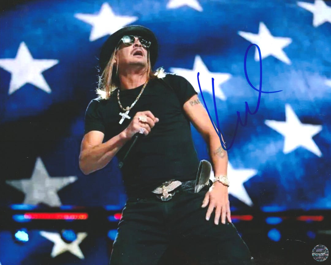 Kid Rock Signed Autographed 8x10 Photo With COA - Authentic Memorabilia ...
