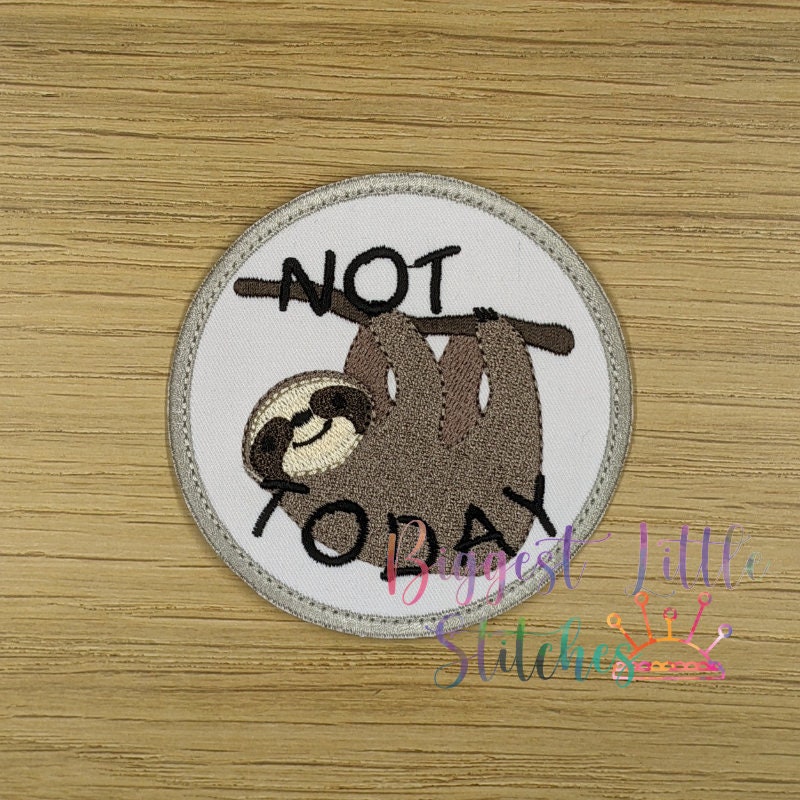 Sloth Iron on Patch - Etsy