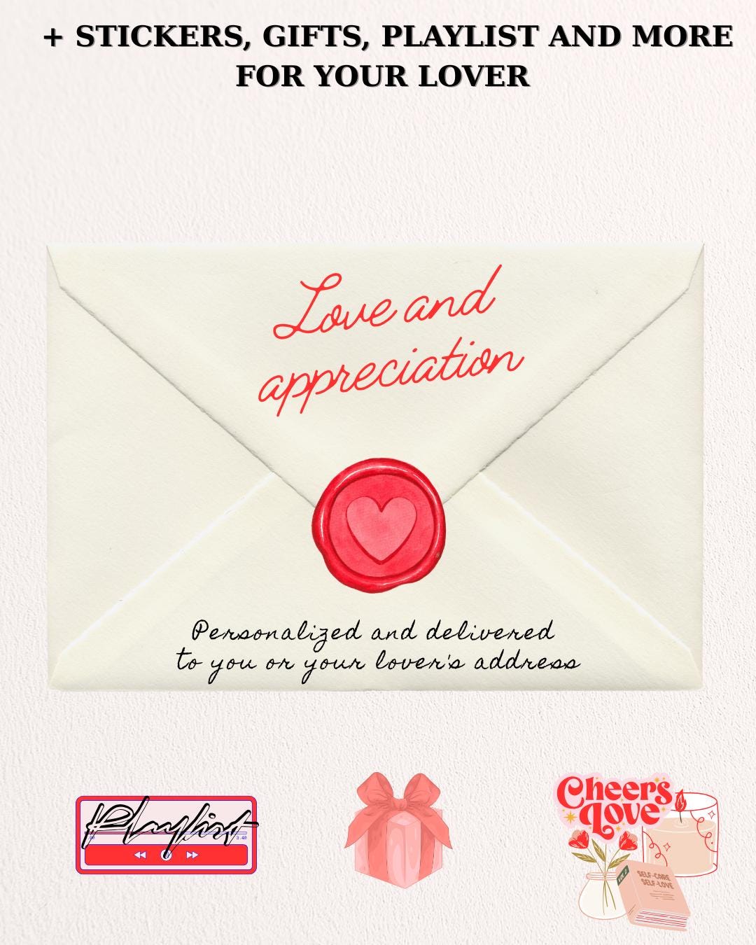 Personalized Love Letter | Delivered at Home, Surprise Gift - Etsy