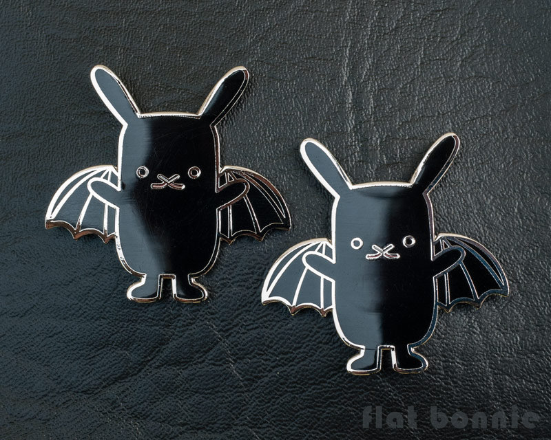 Bunny Bat Enamel Pin Kawaii Bat Backpack Pin Cute Rabbit | Etsy