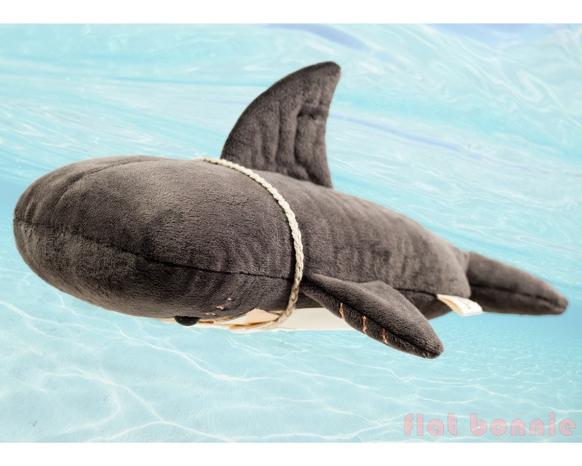 Shark Plush Shark Stuffed Animal, Cute Shark Soft Toy Doll, Handmade ...