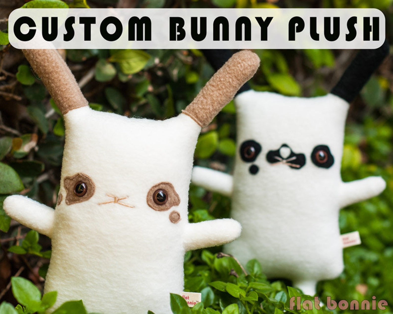 Custom Bunny Stuffed Animal Customized Rabbit Plush Soft Toy - Etsy