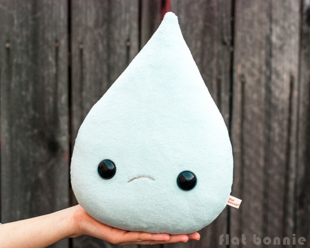 Teardrop Pillow Plush, Crying Cushion Therapy Plushie, Kawaii Breakup ...