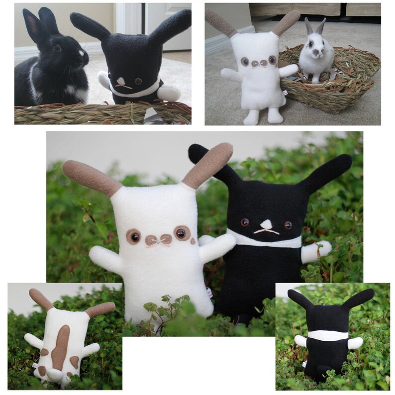 Custom Bunny Stuffed Animal Customized Rabbit Plush Soft Toy - Etsy