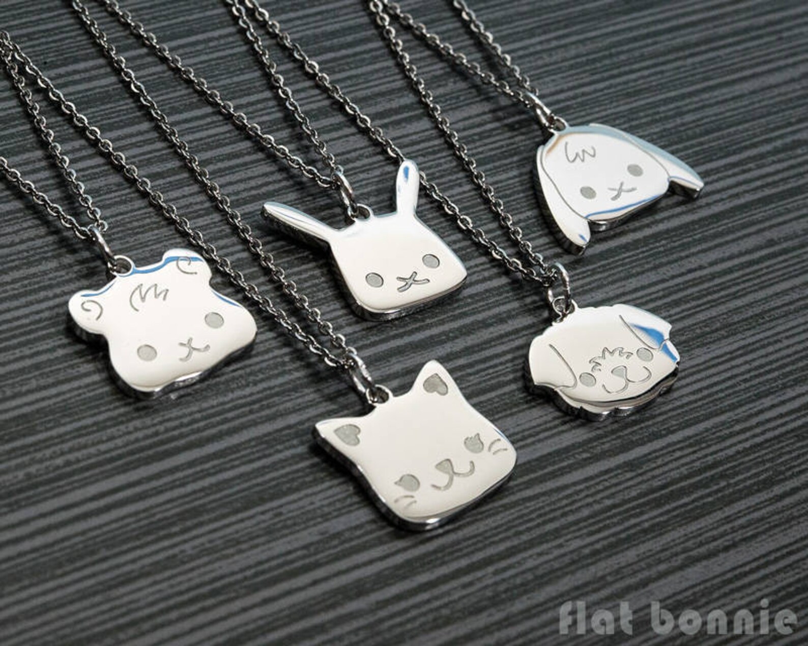 Cute Rabbit Necklace Bunny Charm Rabbit Jewelry Cute Animal - Etsy