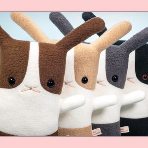 Dutch Bunny Plush, Easter Bunny Stuffed Animal, Cute Handmade Rabbit ...