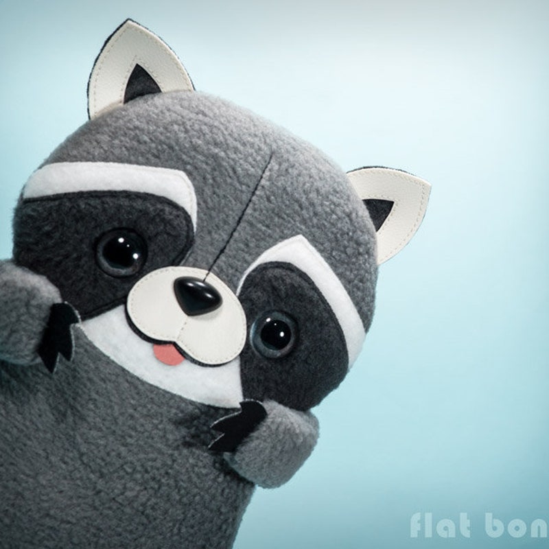 Raccoon Plush - Etsy