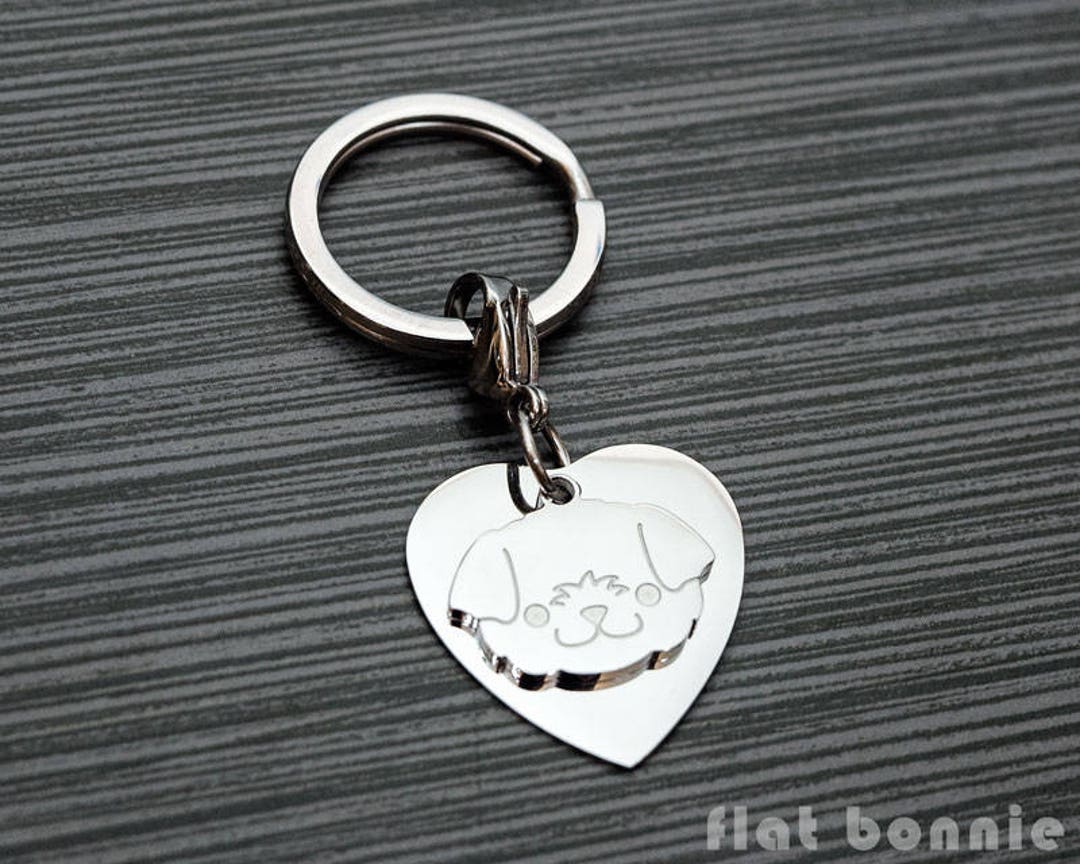 Cute Dog Keyring Charm, Kawaii Dog Keychain, Backpack Charm, Bag ...