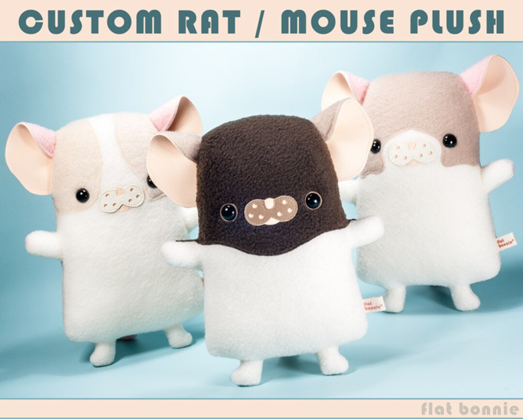 Custom Rat Stuffed Animal Customized Mouse Plush Stuffy Toy - Etsy