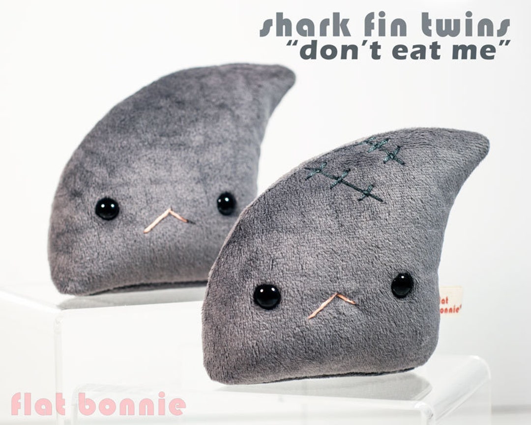 Shark Fin Plush Shark Stuffed Animal Toy, Kawaii Japan Shark Week ...