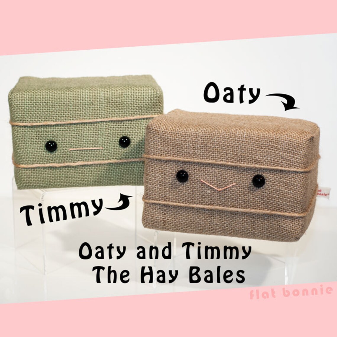 Rabbit Hay Bale Plush Oat Timothy Horse Hay Plushie Kawaii - Etsy